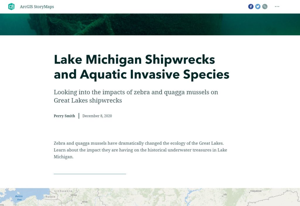 Lake Michigan Shipwrecks and Aquatic Invasive Species | Wisconsin Sea Grant