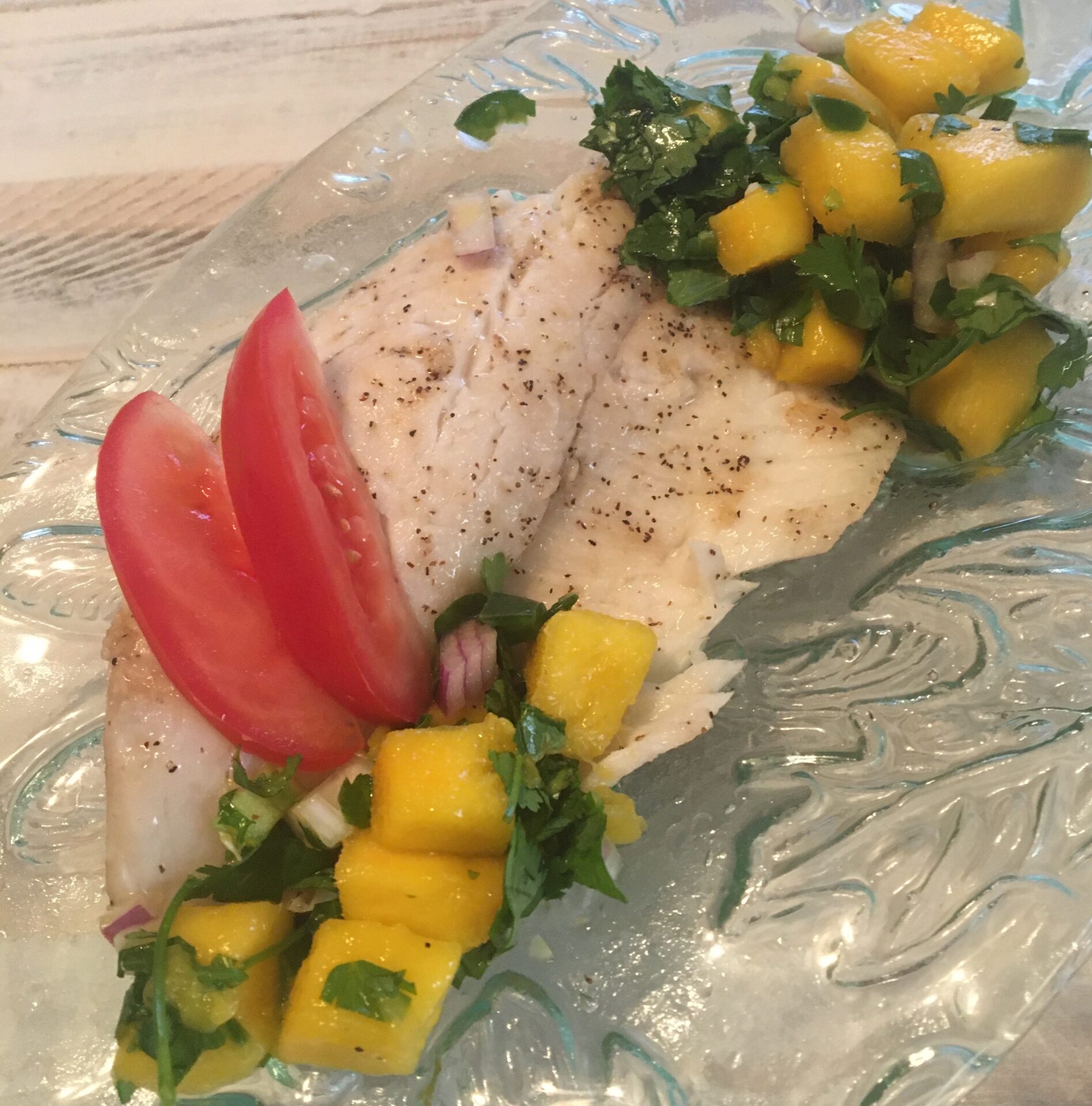 Nate Calkins and Mango Salsa Tilapia | Wisconsin Sea Grant