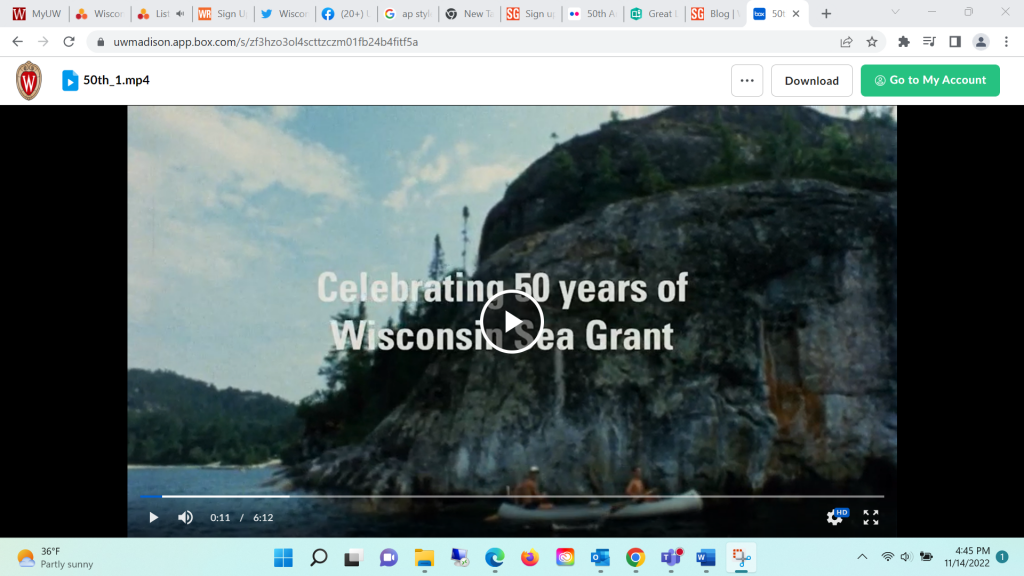 Wisconsin Sea Grant gratitude for 50 years shines in a new 50th ...